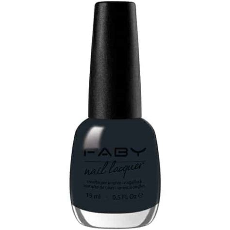 Faby Nail Lacquer E016 My Darkness 15ml National Salon Supplies