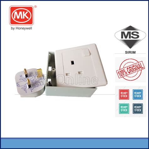 Mk Single Switch Socket 1 Gang 13a Sp Switch Socket Outlet E2757 Sr Whi Lazada