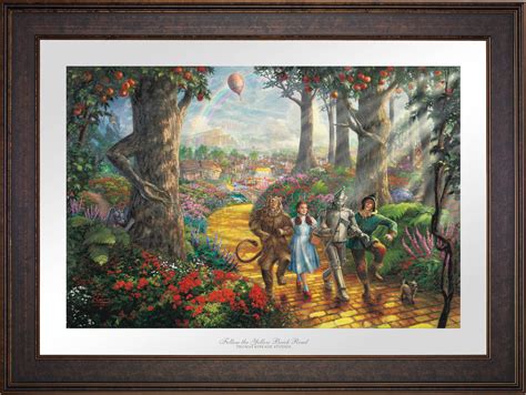 follow the yellow brick road® limited edition paper thomas kinkade