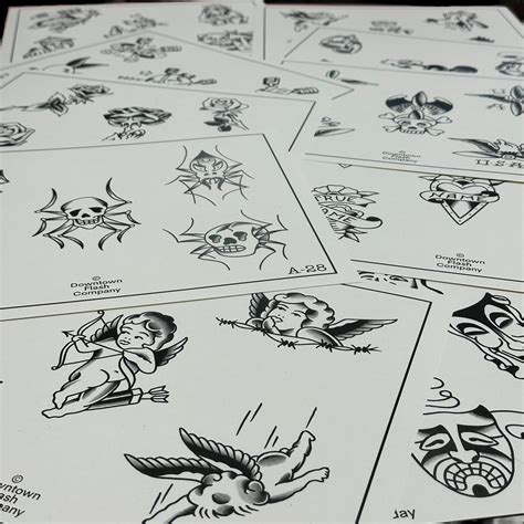 Buddy Holiday Downtown Tattoo Flash Set Belzel Books