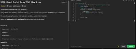 🔹 day 108 coding challenge 🔹 problem reach end of array with max