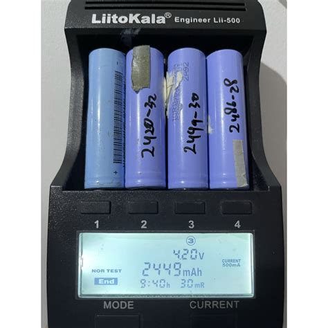 Jual Baterai Batre Batere Battery 18650 Kapasitas 2400mah Bekas Shopee Indonesia