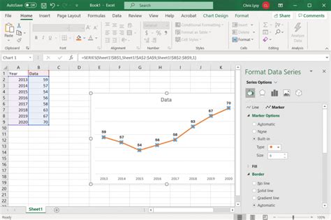 How To Create Line Graphs In Excel