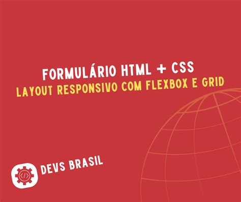 formulários html css como deixar seu layout responsivo com flexbox e