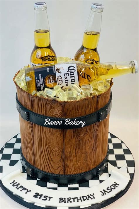 21st Birthday Cake Ideas Beer