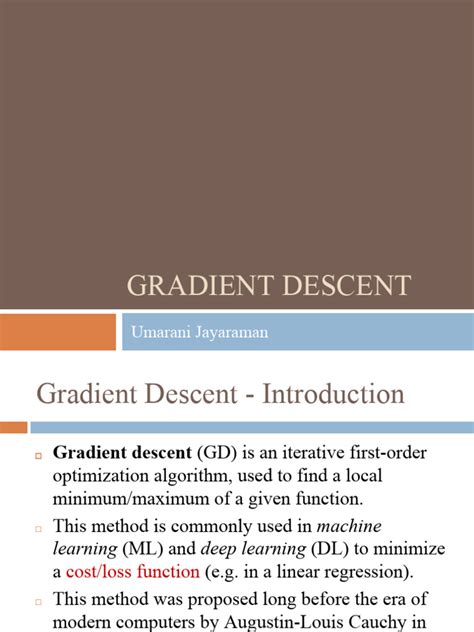 Lec 5 Gradient Descent Pdf Derivative Function Mathematics