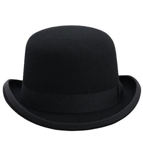 4size 100 Wool Women Men Bowler Hat Pure Crushable Dome Fedora Hat