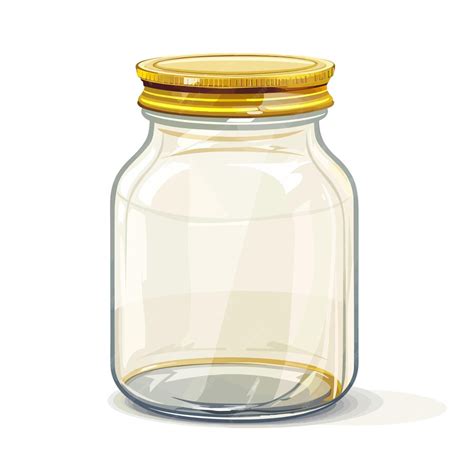 Glass Jar Premium Ai Generated Vector