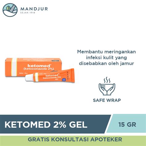 Ketomed 2 Gel 15 Gram — Apotek Mandjur