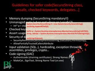 Secure NET Programming PPT