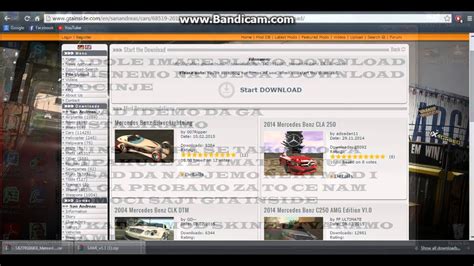 Kako Ubaciti Mod U Gta San Andreas Mercedes Benz C Amg Youtube