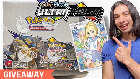 Pokemon Sun And Moon Ultra Prism Opening And Giveaway Youtube