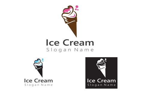Ice Cream Logo Design Graphic By Arifnasrudin18 · Creative Fabrica