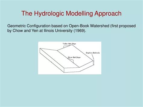 Ppt The Hydrologic Modelling Approach Powerpoint Presentation Free