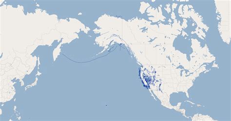 United States Fault Lines Koordinates