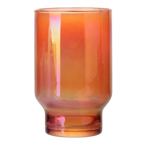 Vaso Mainstays De Vidrio De 540 Ml Naranja Walmart