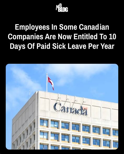 Employees In Some Canadian Companies Are Now Entitled To 10 Days Of