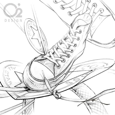 컨버스 운동화 기초디자인 컨버스 그리기 스케치 그림 디자인