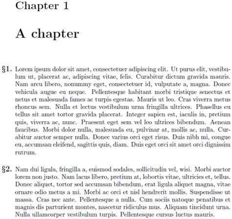 Sectioning Formatting Section Numbers With Hangsection In Memoir