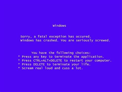 Computer Crash Cussing Uncensored Ripper The Clown PC Microsoft