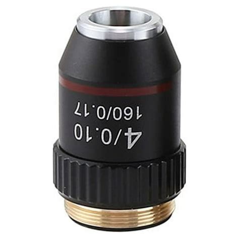 Black Achromatic 20 2mm Objective Lens For Microscope 195 With Standard