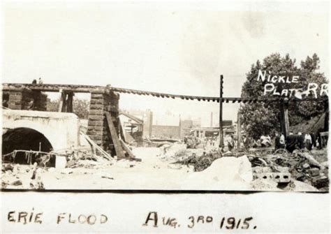 1011 Erie Pa Nkp Bridge After Flood 8 3 1915 The Nickel Plate Archive