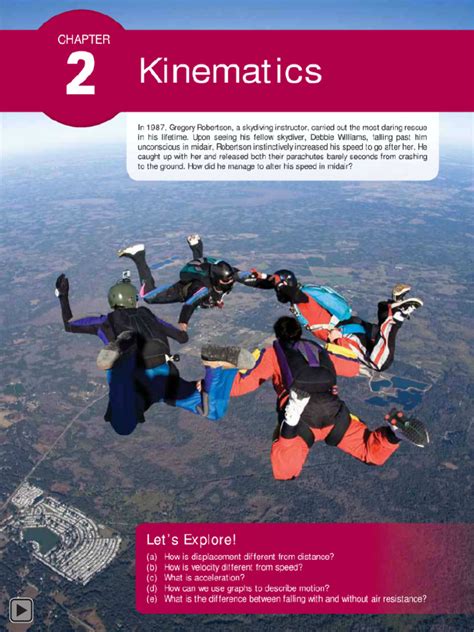Physics Book Chapter 2 Kinematics Pdf