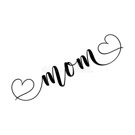 Mom Written In Cursive