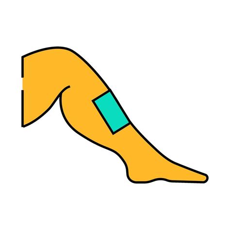 Leg Hair Removal Female Icon Color Illustration 49829062 Vector Art At