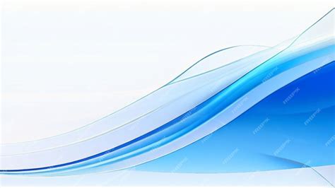 Premium Ai Image Modern Flowing Blue Wave Banner Background