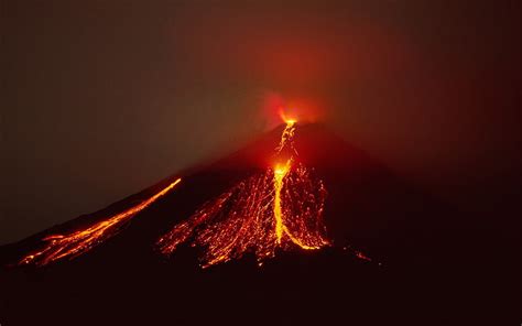 1366x768px | free download | HD wallpaper: volcano, nature, eruption ...