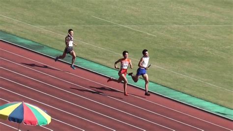 2016 関東高校新人陸上 男子マイル予選3組 Youtube