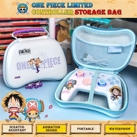 Iine Storage Bag For Switch Pro Controller Luffy And Chopper Luffy Shanks