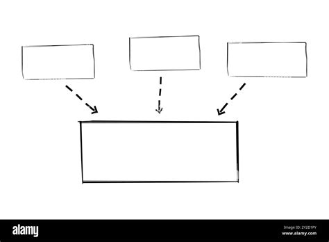 Mind Map Infographic Diagram Doodle Line Free Hand Drawing Idea Scheme