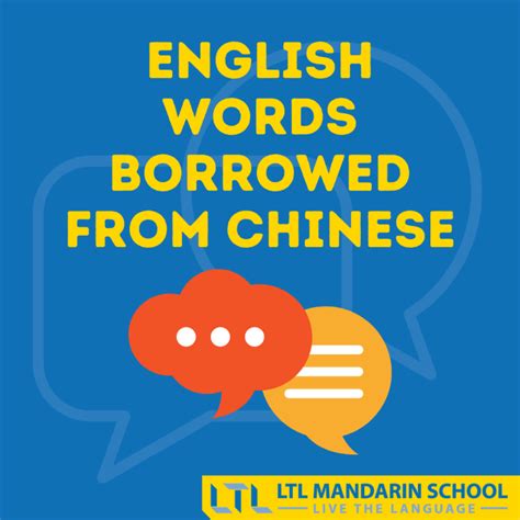 English Words Borrowed From Chinese Words Commonly Used In English
