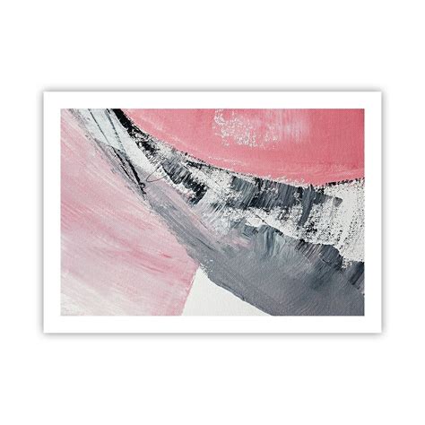 Obraz Plakat Kompozycja Dopasowana 70x50cm Abstrakcja Sztuka