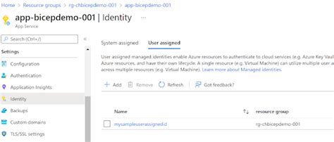 Chamindas Devops Journey With Msft User Assigned Managed Identity For Azure App Services With