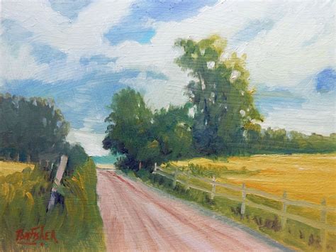 Landscape Country Road Painting Country Road Oil Painting