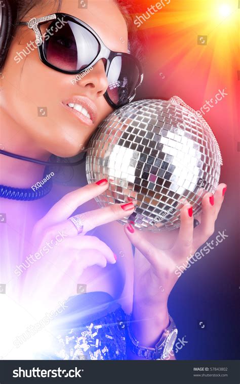 Sexy Female Dj Party Stock Photo Shutterstock