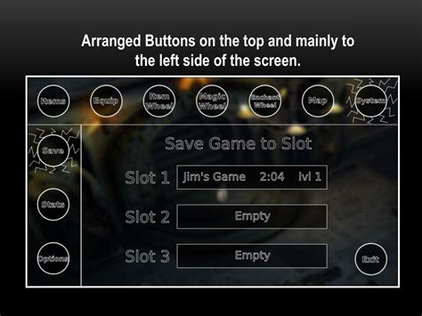 PPT Android IOS RPG Game UI PowerPoint Presentation Free Download