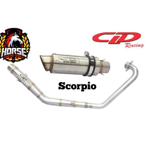 Jual KNALPOT CLD RACING ORIGINAL TIPE SPEED SERIES SCORPIO Shopee