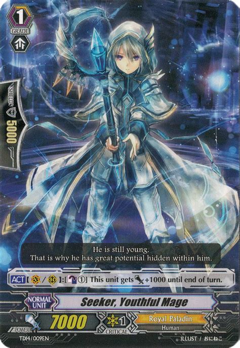 Seeker Youthful Mage Cardfight Vanguard Wiki Fandom Powered By Wikia