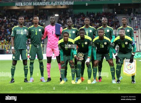 Algiers 20th May 2023 Senegal S Starters Pose For A Group Photo