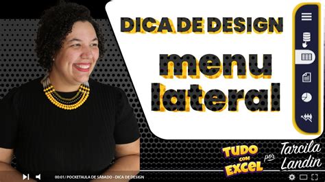 Como Montar Um Menu Lateral No Excel Pocketaula Design Youtube