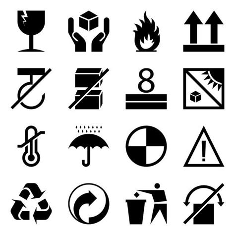 Various Black And White Icons