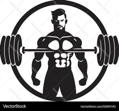 Flexflow Logo Gym Fitness Symbol Strengthsphere Vector Image