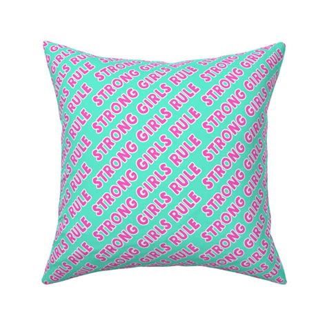 Strong Girls Rule Spoonflower
