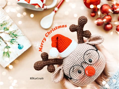 Crochet Reindeer Amigurumi Pattern Etsy