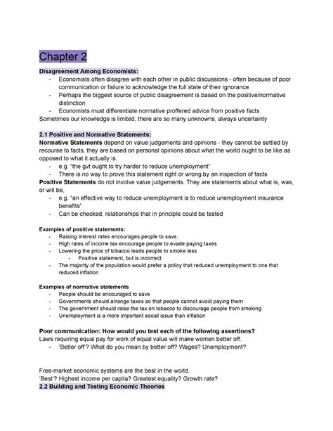 Econ 208 Ch Econ 208 Chapterunit 2 Notes From May 2021 Chapter 2