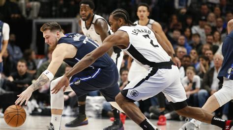 Clippers Kawhi Leonard Mavericks Luka Doncic Duel Down Stretch For A